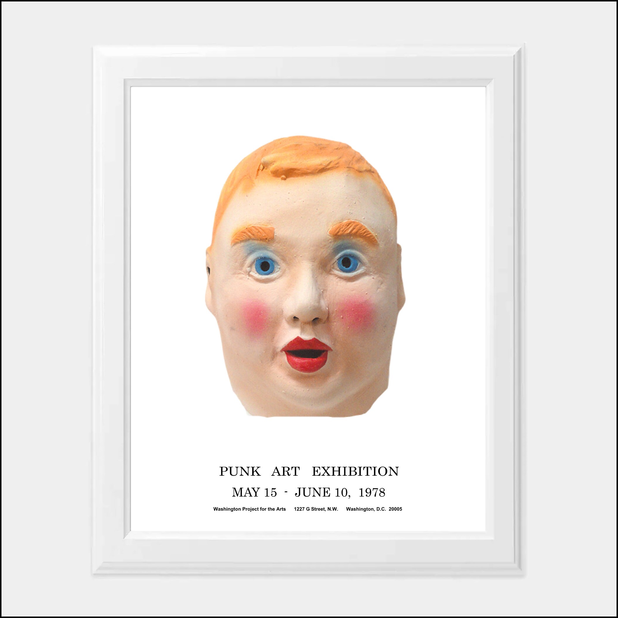 DEVO, Punk Rock, 8x10 Art Print, Booji Boy, Punk Art Exhibition 1978 - Etsy