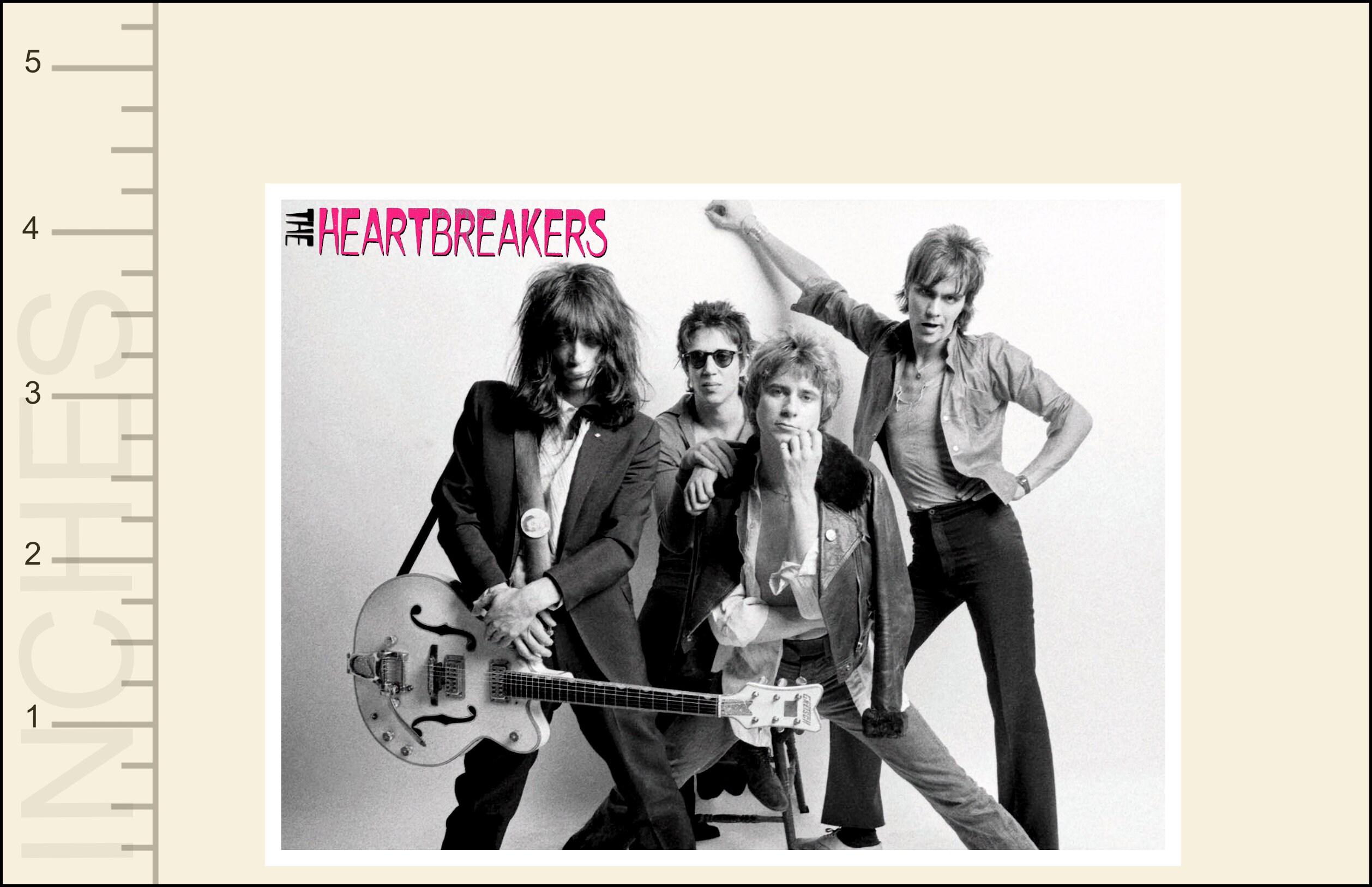 Johnny Thunders & the Heartbreakers 7 Large Glossy Vinyl Promo Stickers ...