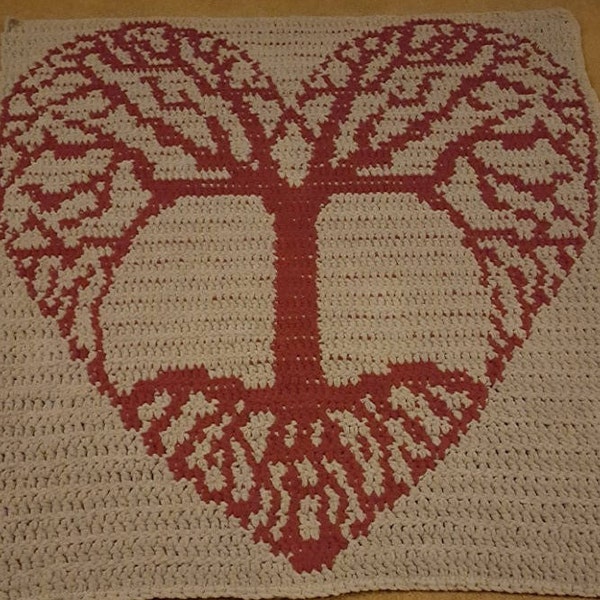 Tree of Life Crochet Blanket Pattern - Etsy