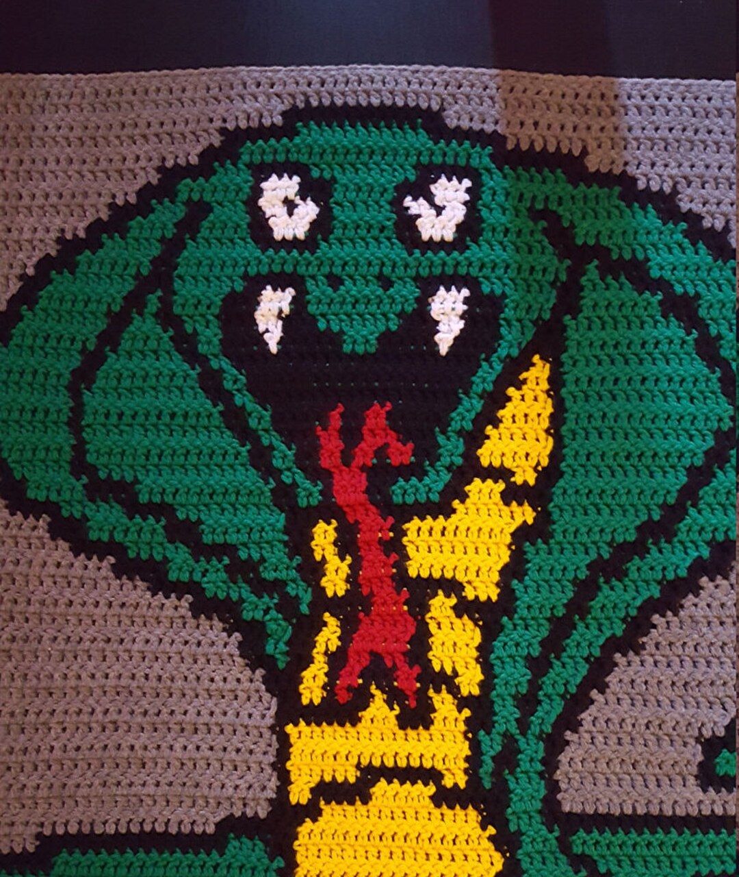 Cobra Blanket Pattern Snake Blanket Pattern Crochet Pattern Cobra ...