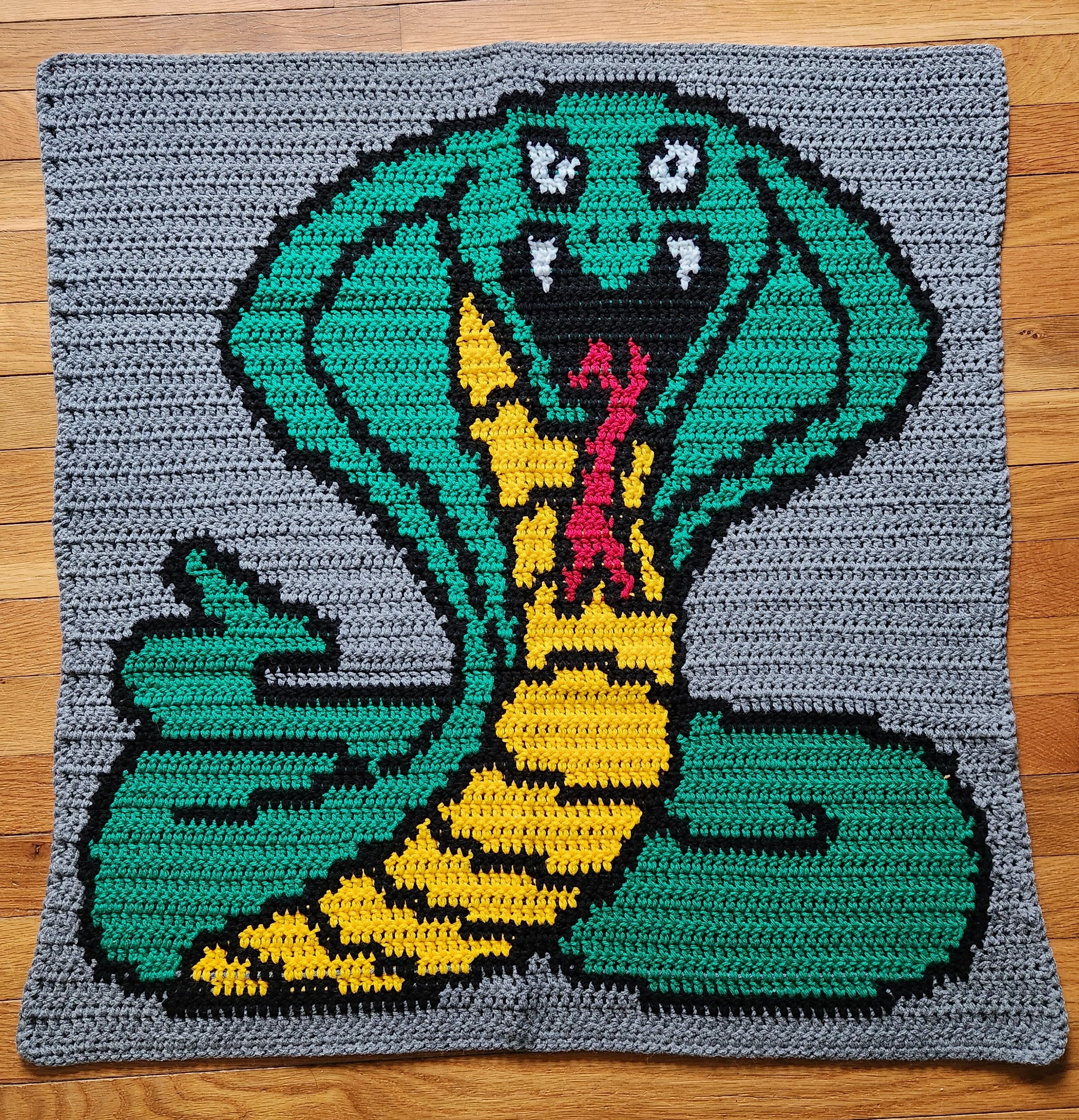 Crochet Cobra Baby Blanket: Snake Blanket - Etsy