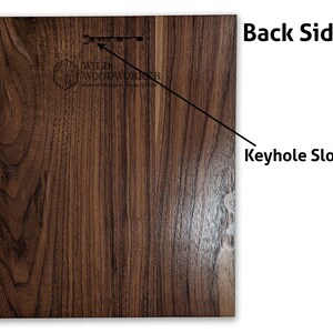 Solid Blank Walnut Plaque, (10x13x0.75 In) Square Corners, 5/8 in Classical Edging Diploma ...