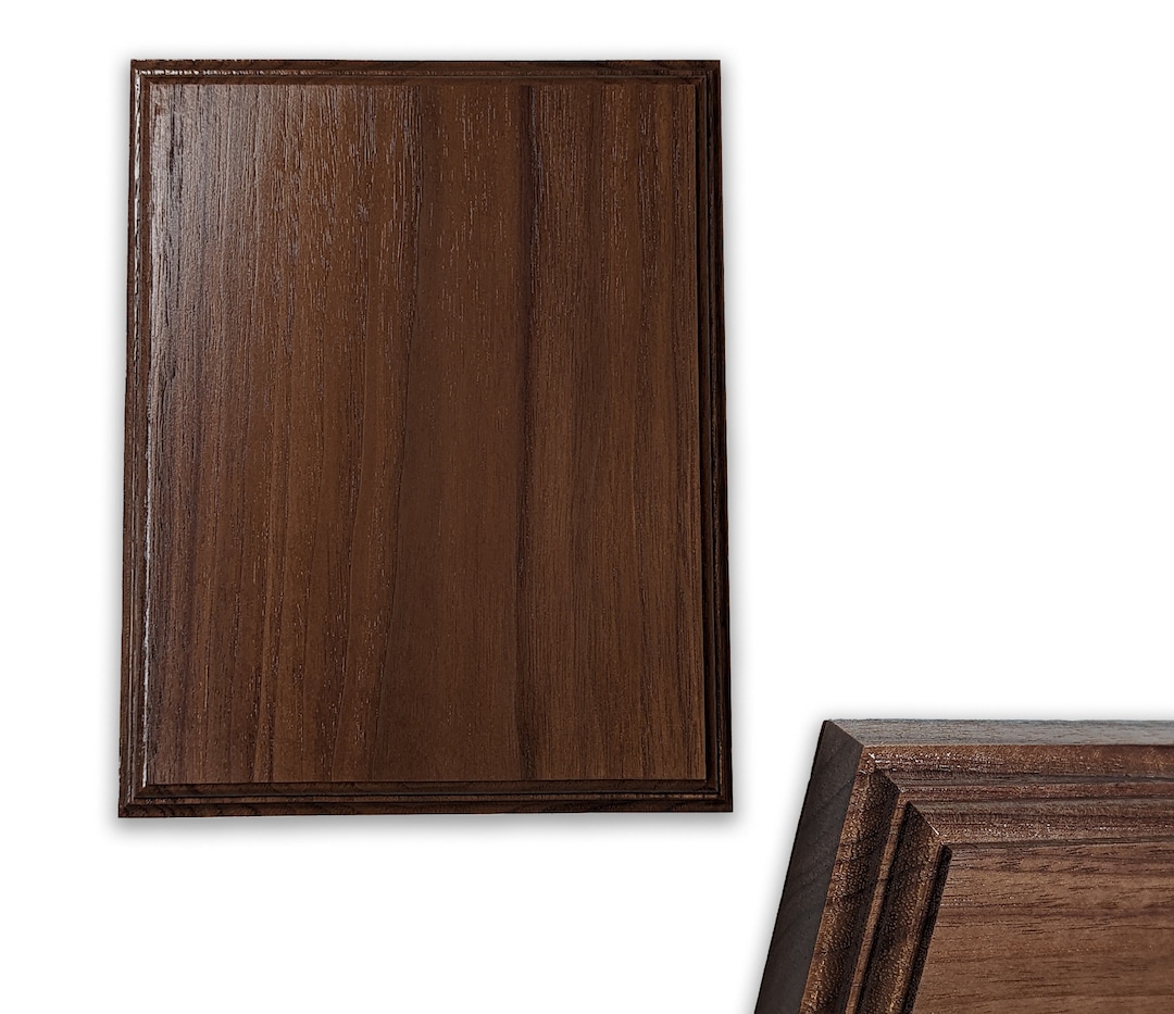 Solid Walnut Wood Plaque: Diploma, Award, Picture (6x7.75x0.75 In) - Etsy