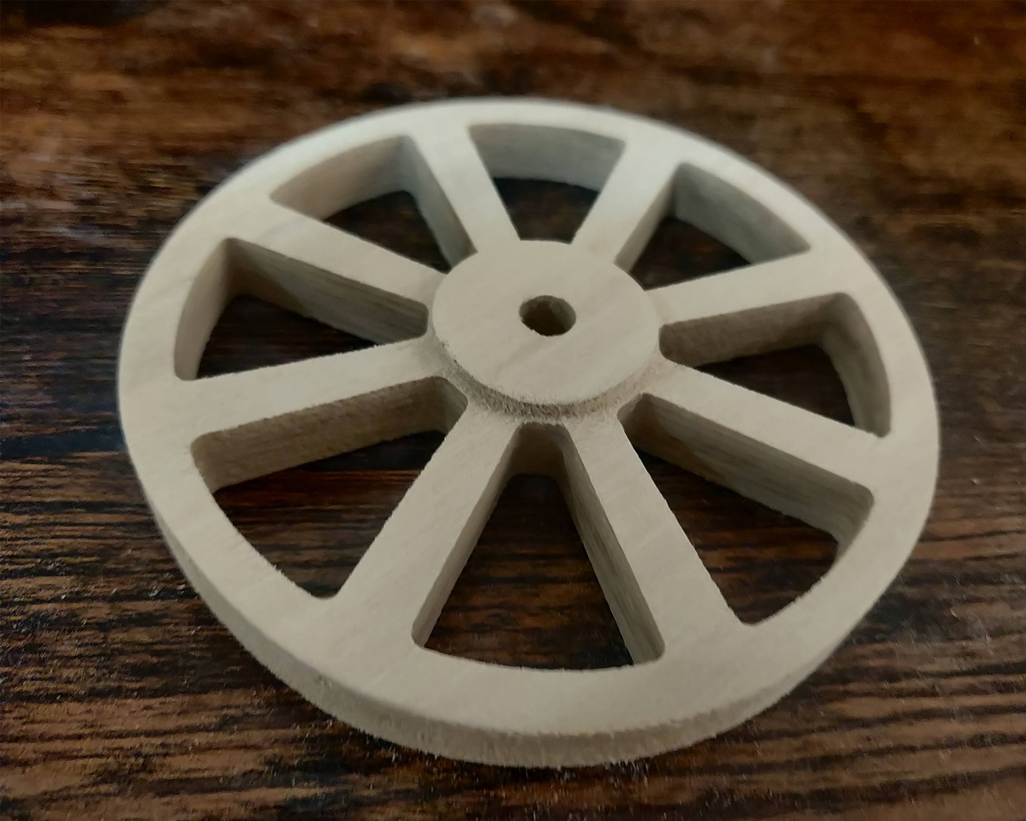 Poplar Wood Model Wagon Wheels - Set of 4 - Toy & Cannon Wheels - Etsy