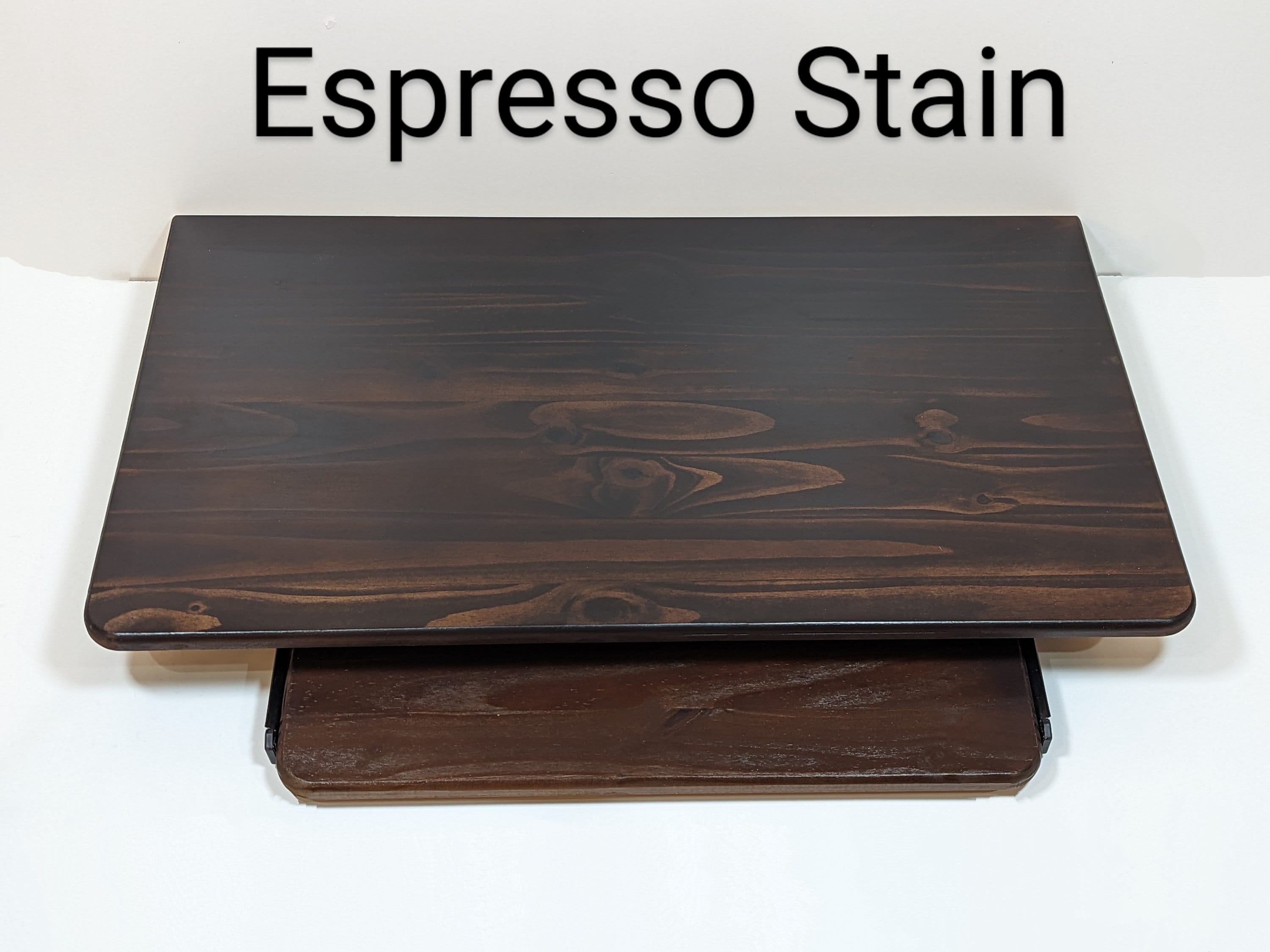 Minimalist Floating Desk Wood Desk Desk With Keyboard Tray - Etsy