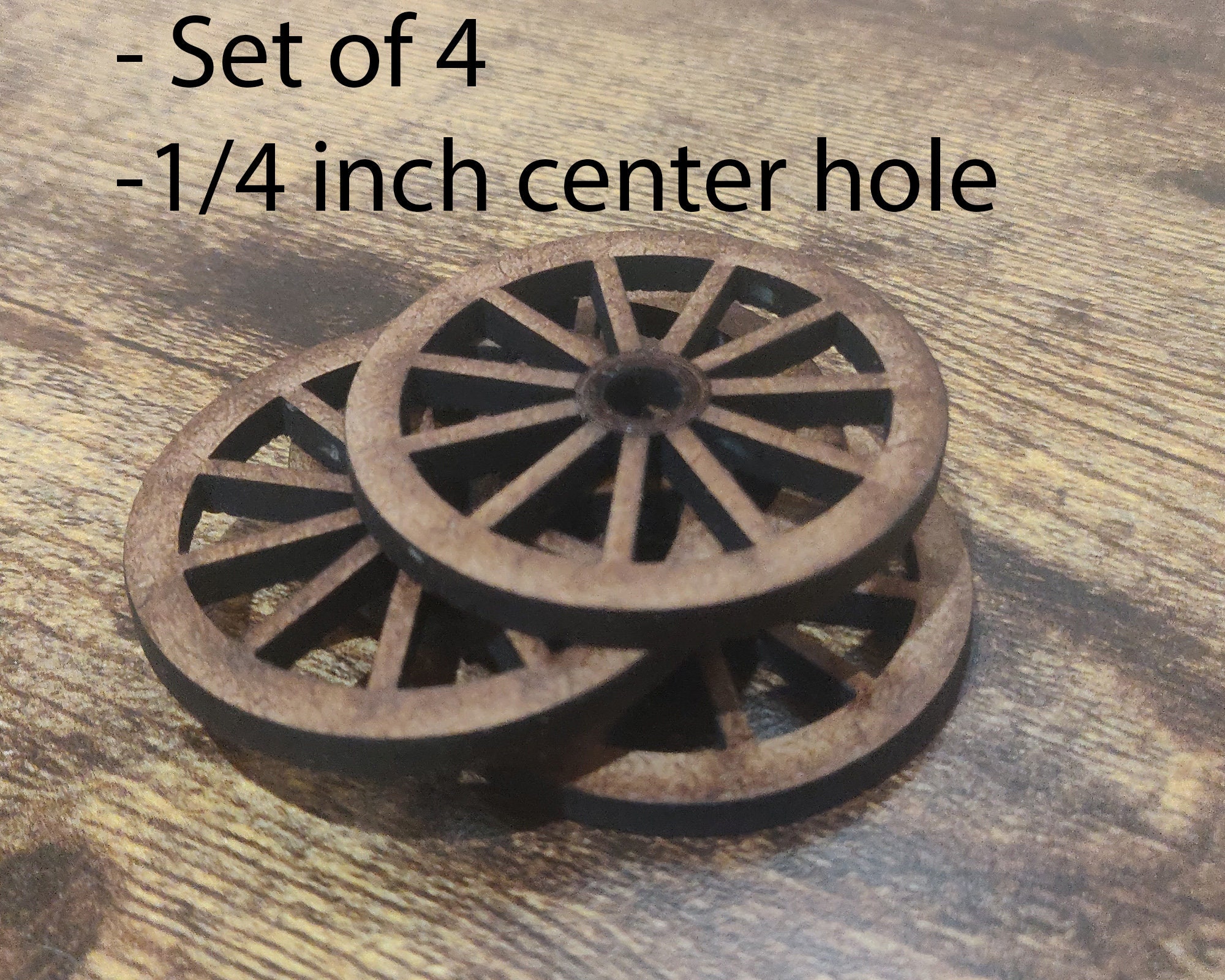 Laser Cut 2 Inch Wheels: Craft Wagon & Cannon Wheels - Etsy