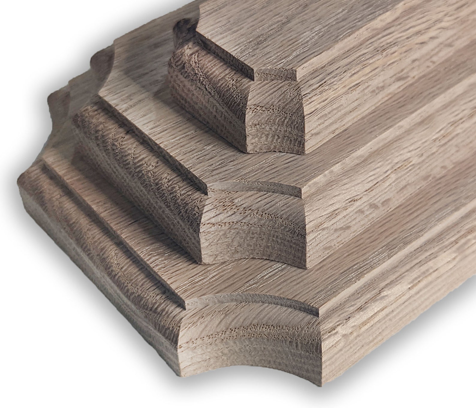 Premium Custom Sized - Traditional Red Oak Plaque, Raised Rounded Edge ...