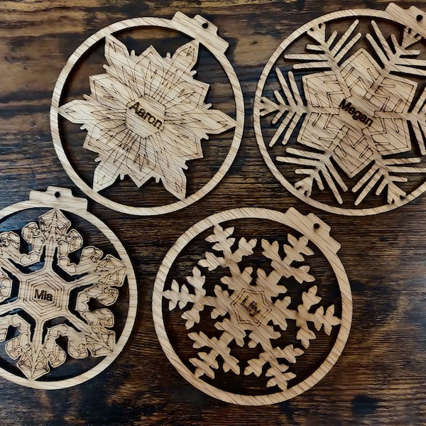 Wooden Snowflake - Etsy