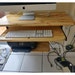 Minimalist Floating Desk Wood Desk Desk With Keyboard Tray - Etsy
