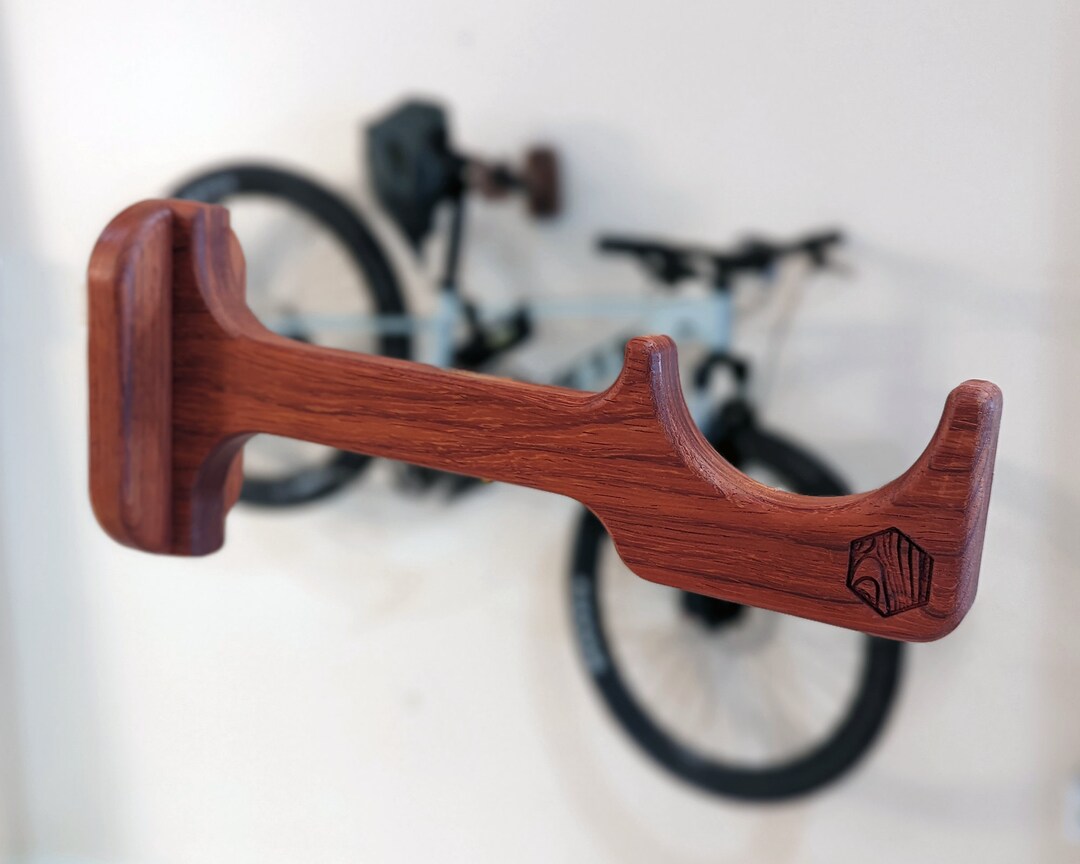 Architectural Bike Rack, Minimalist Bike Rack, Solid Hardwood Bike Rack ...