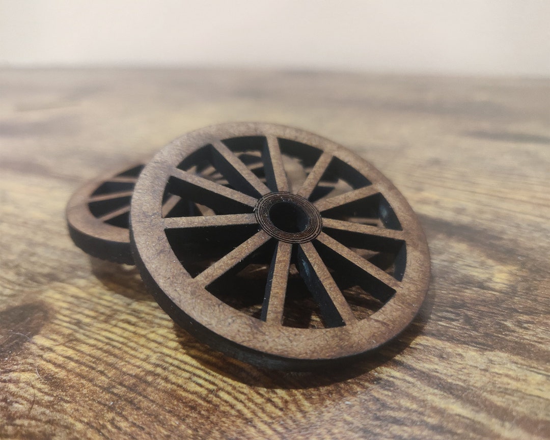 Laser Cut 2 Inch Wheels: Craft Wagon & Cannon Wheels - Etsy