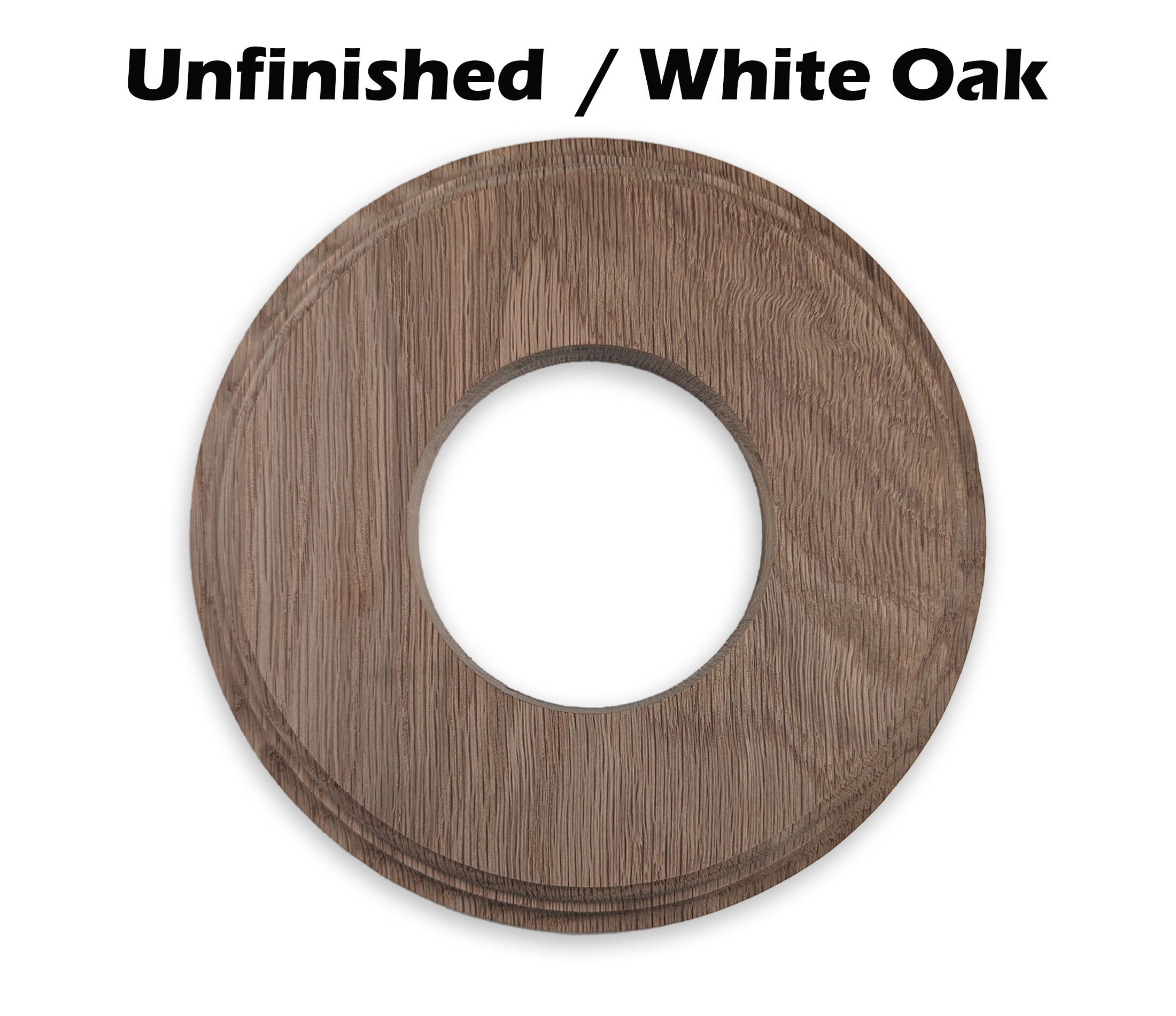 Customizable White Oak Clock Insert Fitup Blank - Handmade, Versatile ...