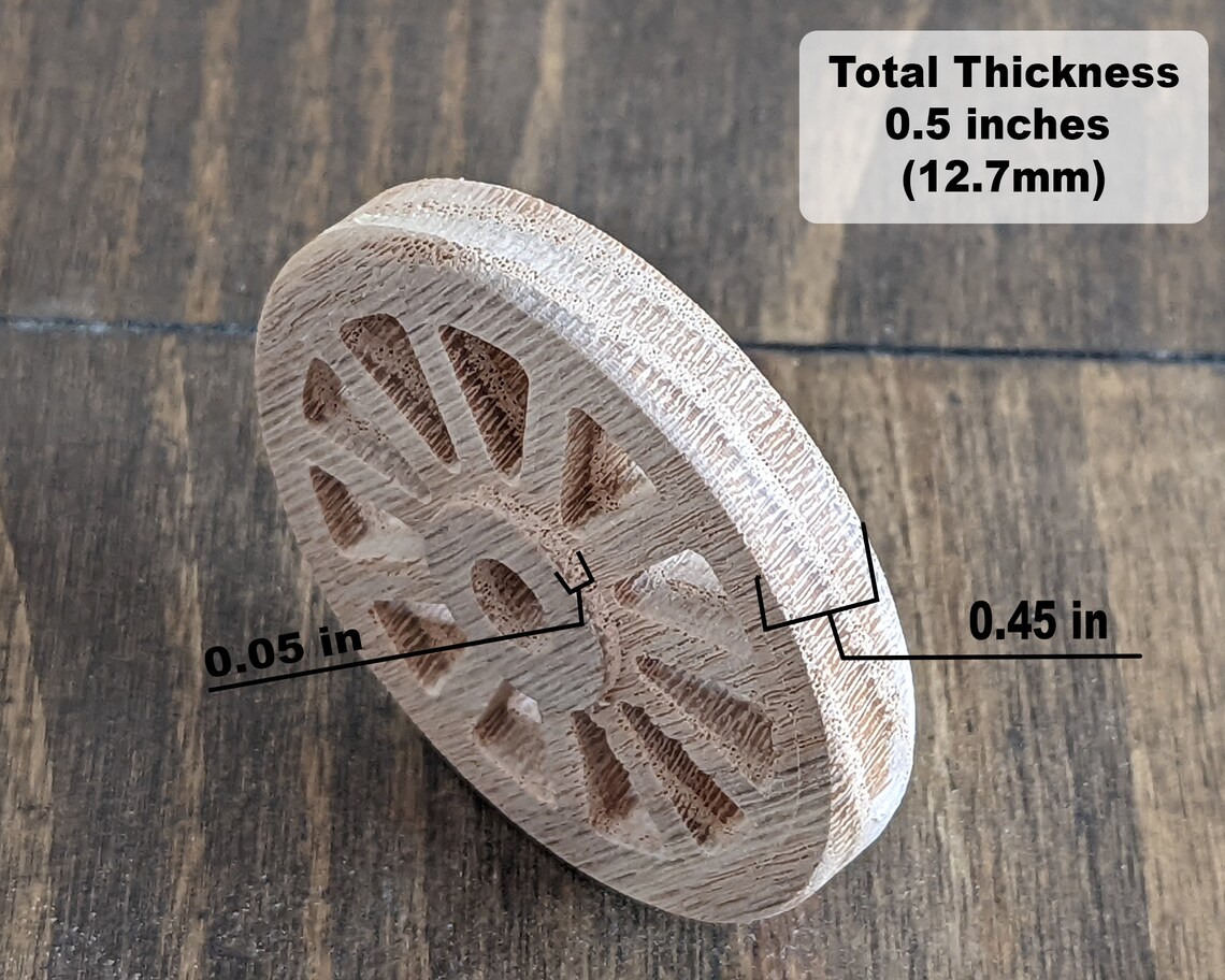Wooden Oak Wheels (set of 2), 1/2 Inch Thick, Multiple Sizes - Etsy