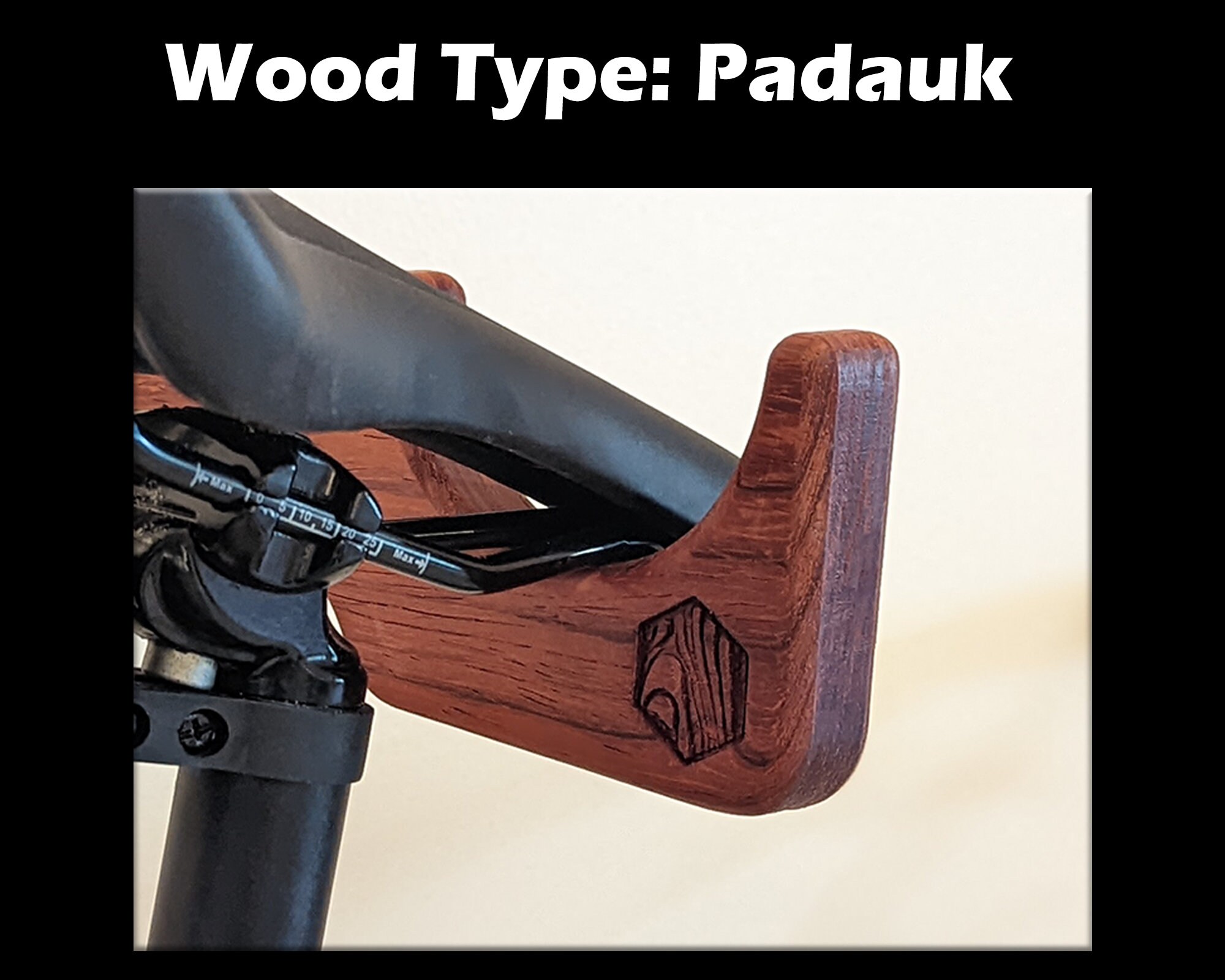 The Quick Rack large Minimalist Hardwood Bike Rack | Etsy