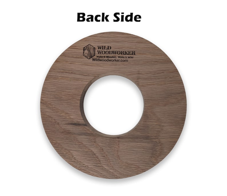 Customizable White Oak Clock Insert Fitup Blank - Handmade, Versatile ...
