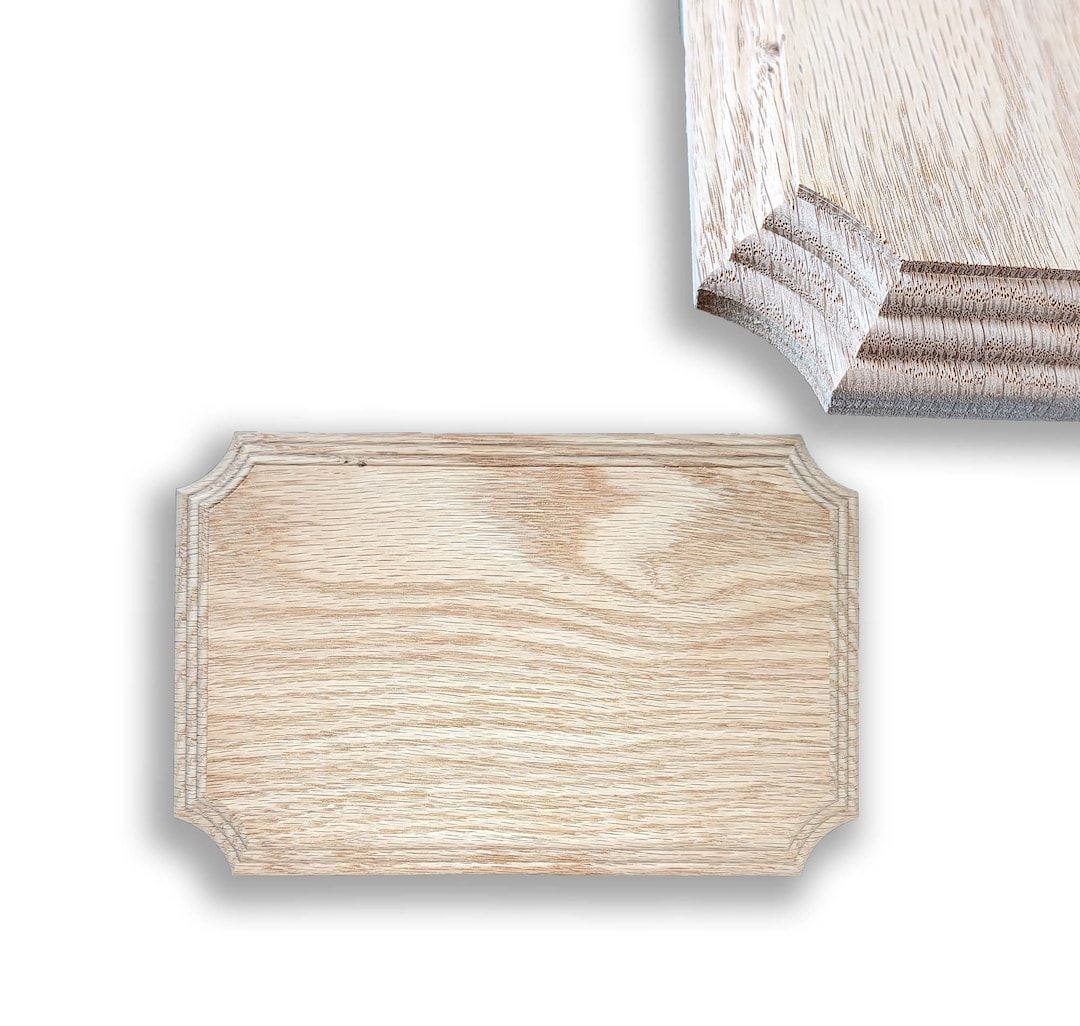 Red Oak Wood Plaque: Unfinished With Keyhole Slots - Etsy