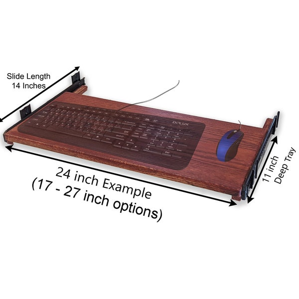 Studio Desk With Keyboard Tray - Etsy