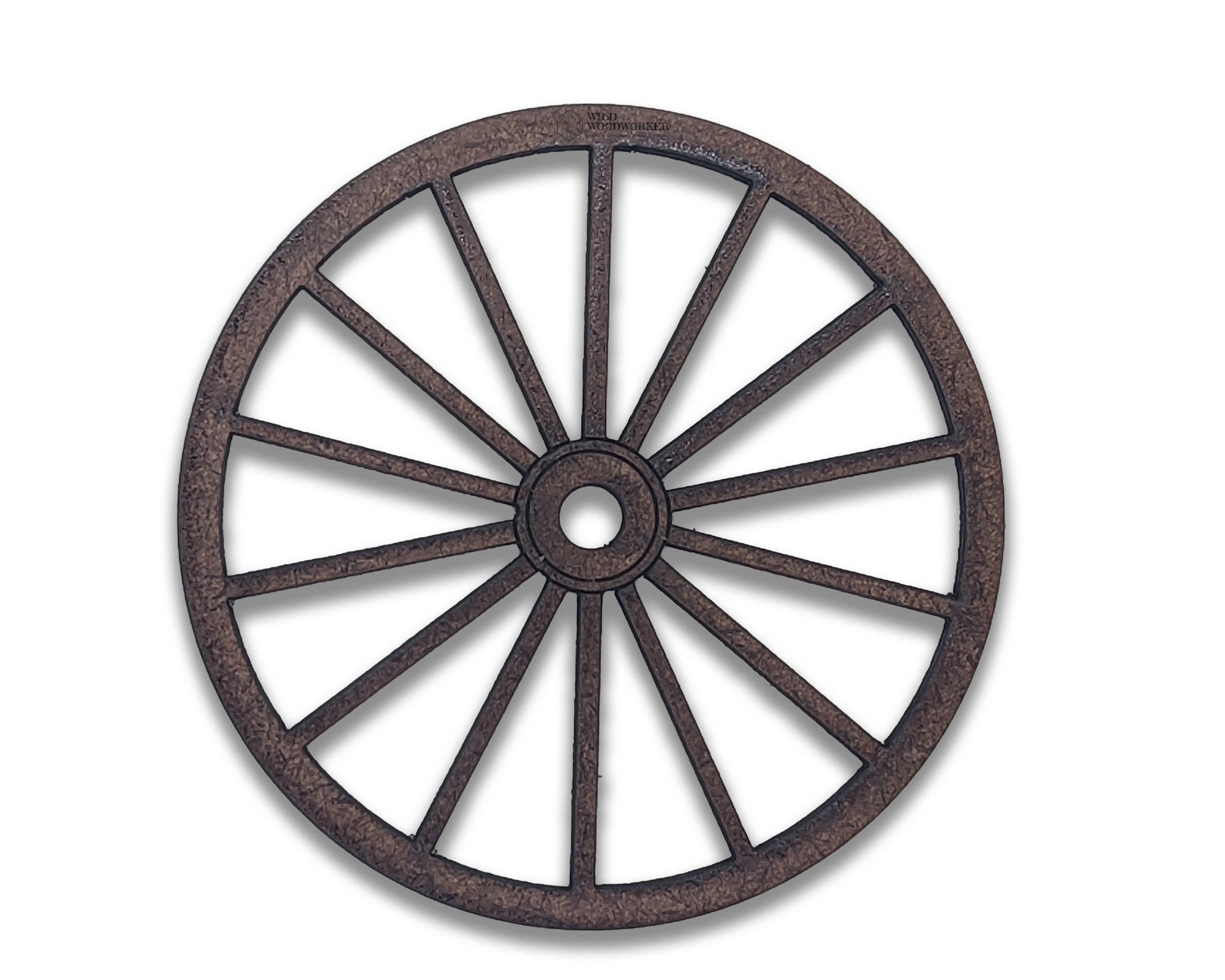 14 Spoke Wheels, HDF, 1/8 Inch Thick, Wagon Wheels, Paintable, Sturdy ...