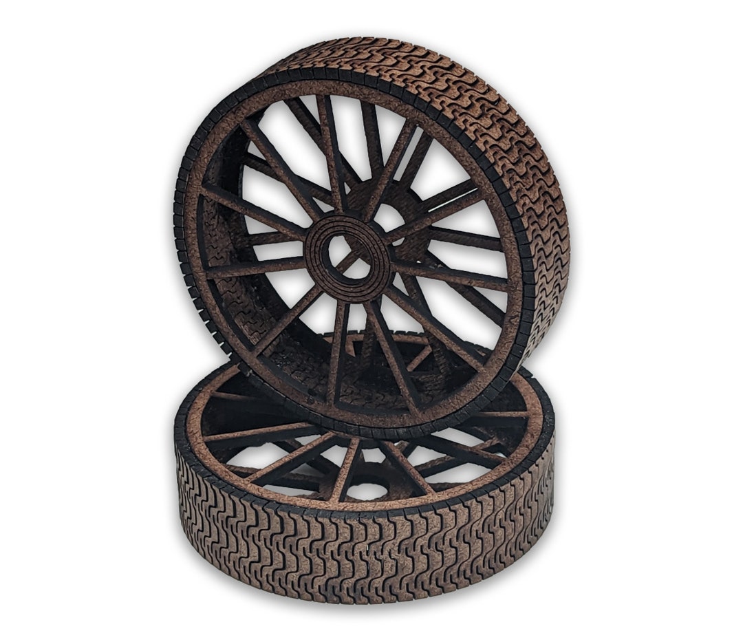 4 Inch Laser Cut HDF Wheels: Wagon, Canon, Bike, Motorcycle - Etsy