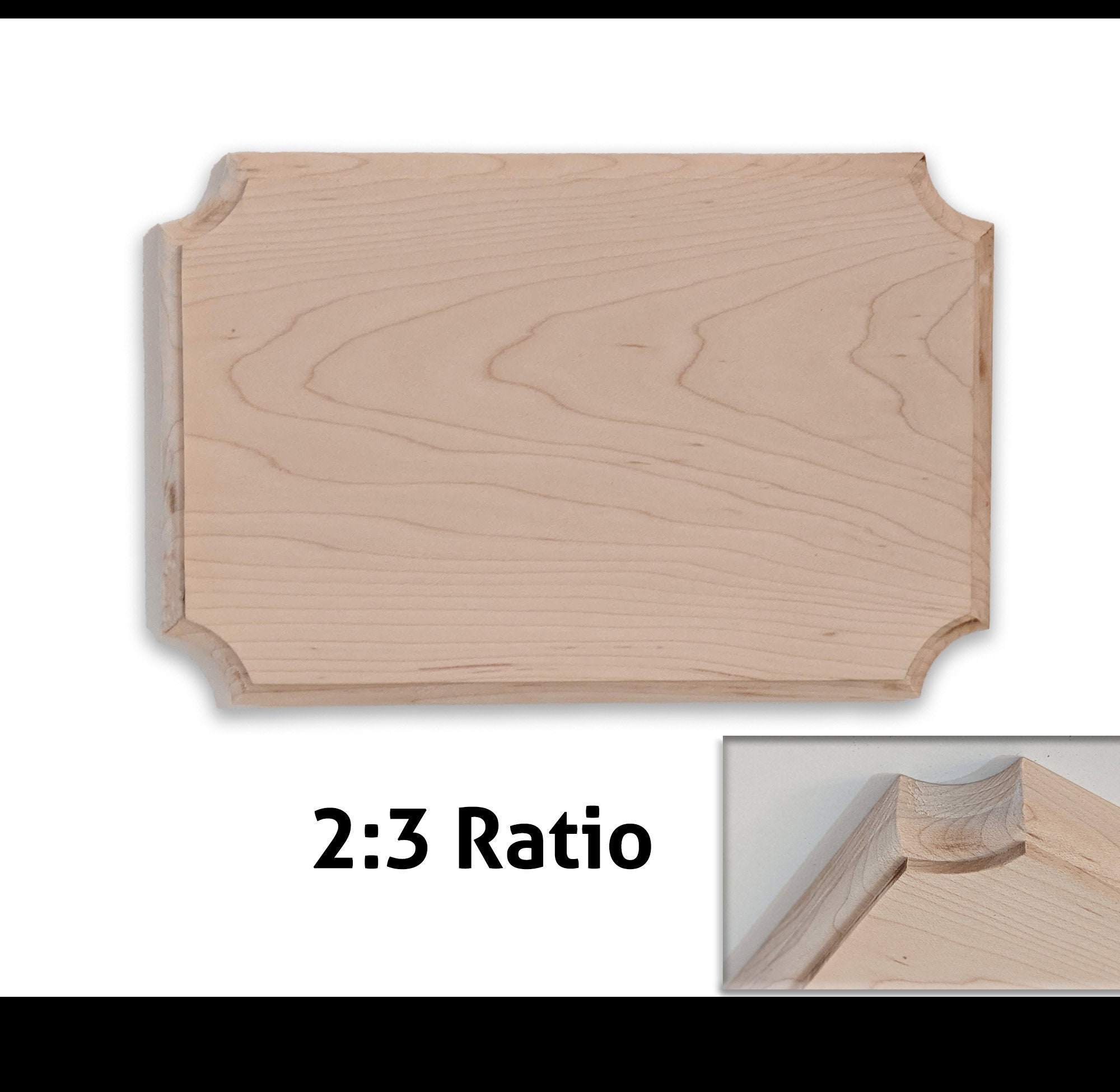 Unfinished Maple Wood