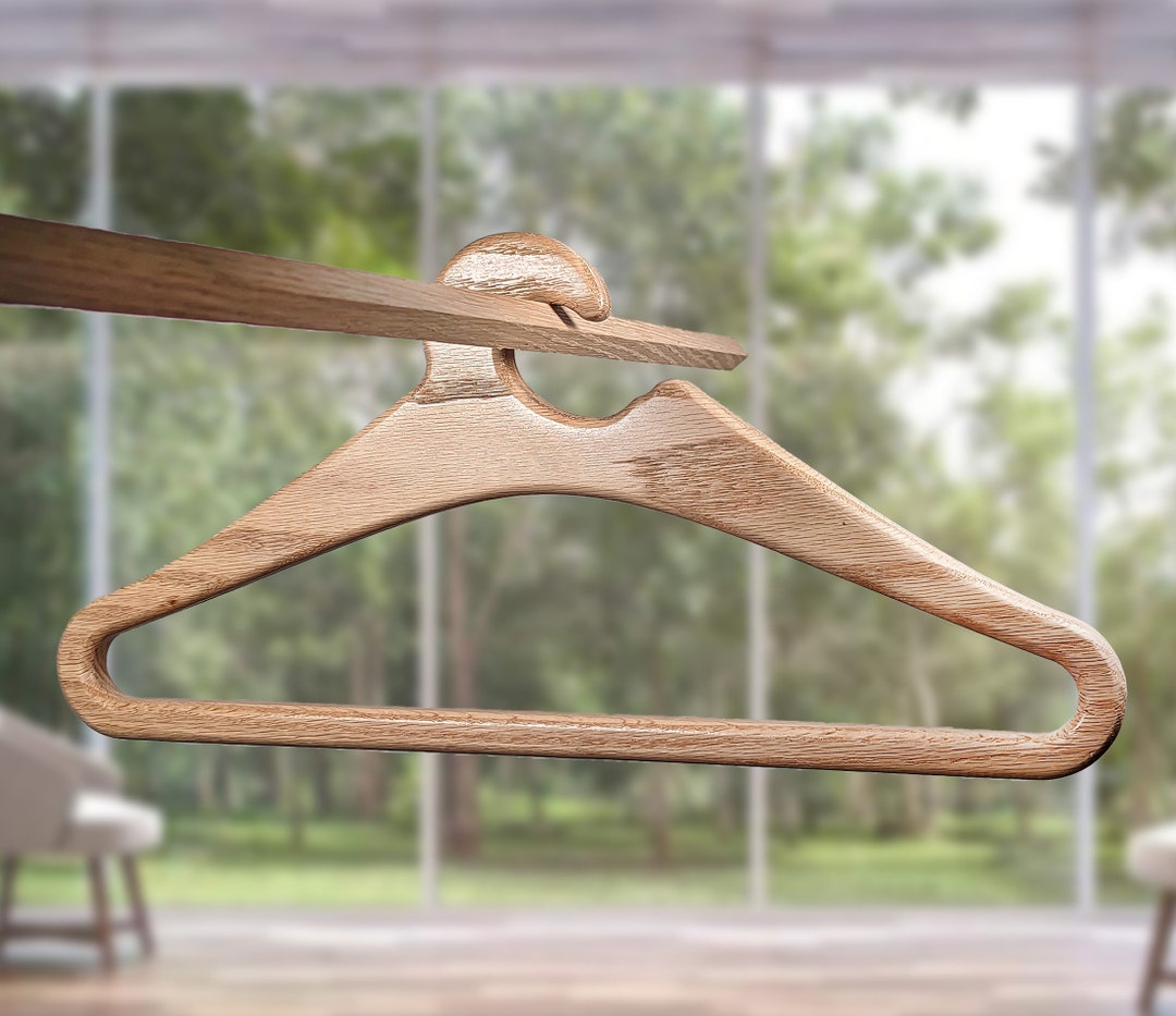 Rugged Red Oak Clothes Hanger for the Modern Man (not Personalized) - Etsy