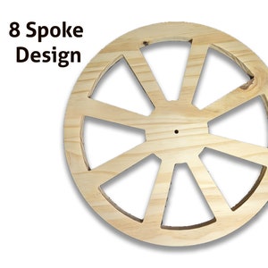 Pine Wagon Wheels: Custom Size 8-spoke Model Wheels (set of 2) - Etsy