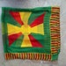 Red-green-yellow Rojava SCARF KURDISH Scarves Shemagh Keffiyeh Senegal ...