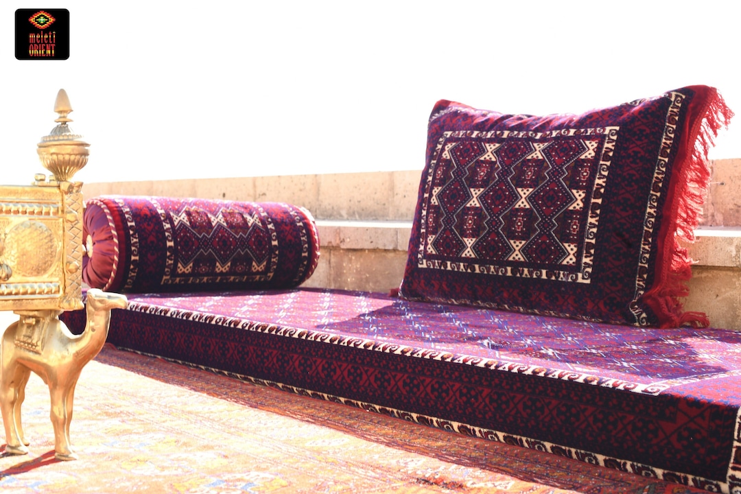 BALUCH Diamond Oriental Seating Majlis Toshak Bukhara Silky Velvet ...