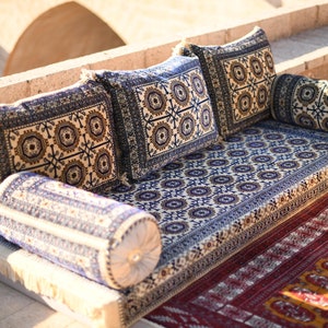 AFGHAN Bukhara BEIGE Oriental Seating - Majlis - Toshak - Bukhara ...