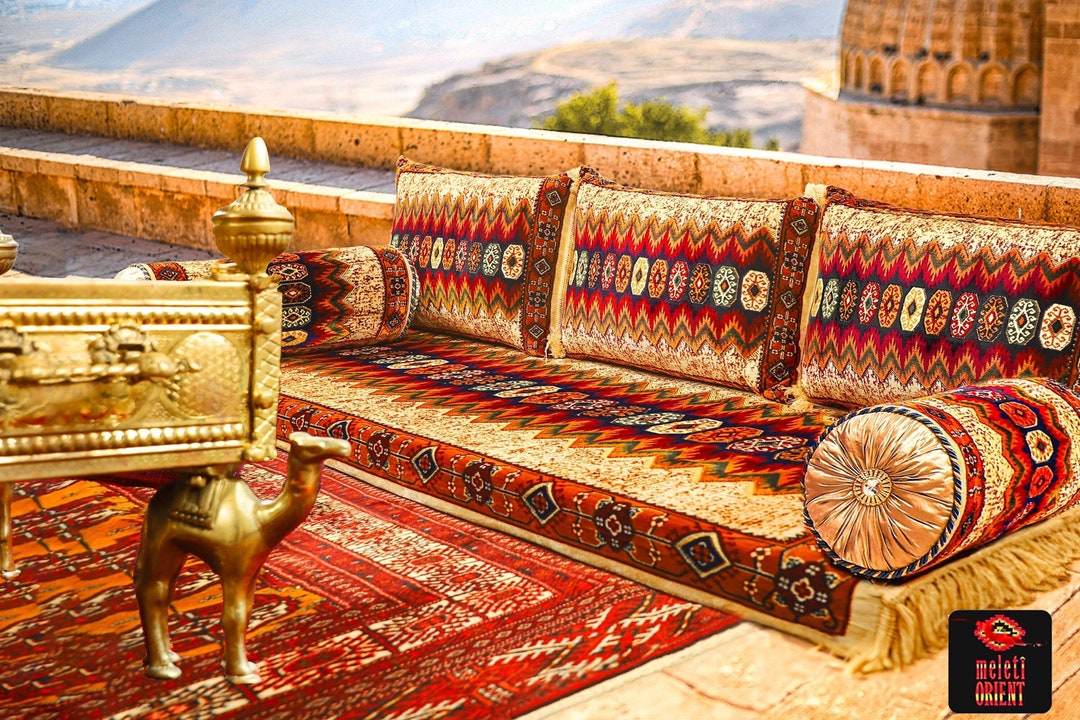 TASHKENT BEIGE Oriental Seating - Majlis - Toshak - Bukhara - Silky ...