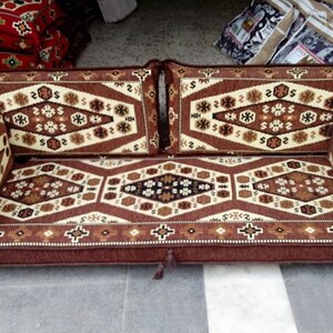 ARABIC Oriental Seating Set . Anatolian . Majlis - Rug Fabric - Floor ...