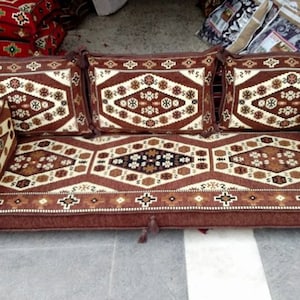 ARABIC Oriental Seating Set . Anatolian . Majlis - Rug Fabric - Floor ...