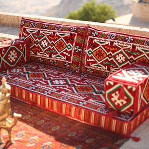 ARABIC Oriental Seating Set . Phrygia . Majlis - Rug Fabric - Floor ...