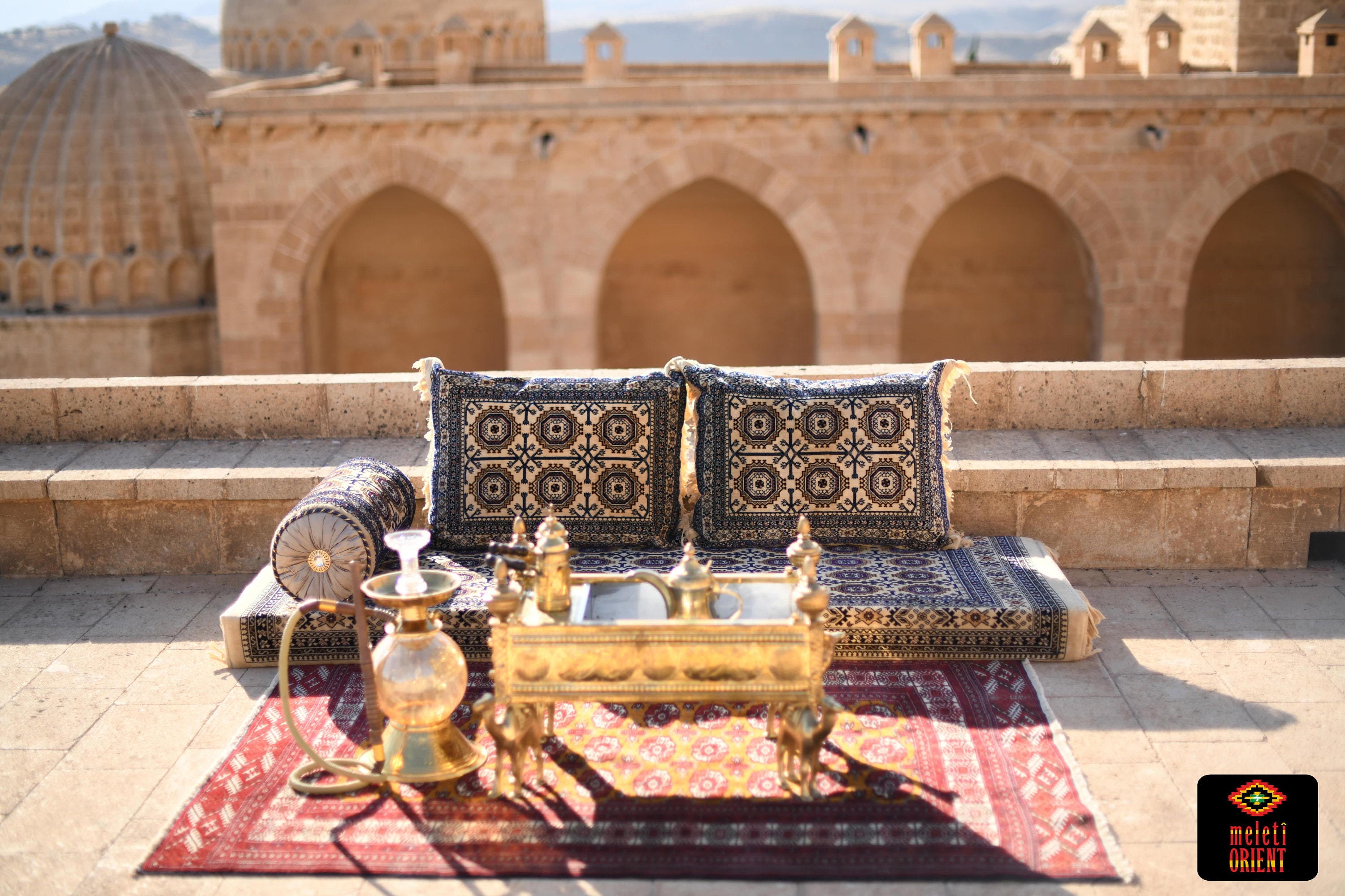 AFGHAN Bukhara BEIGE Oriental Seating - Majlis - Toshak - Bukhara ...
