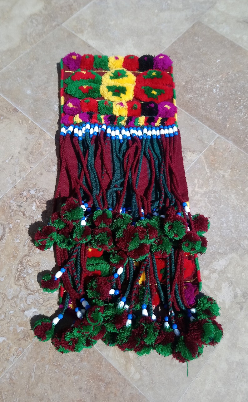 Kurdish Wall Hanging, Handwoven, Wall Decor, Ethnic Vintage Tapestry ...