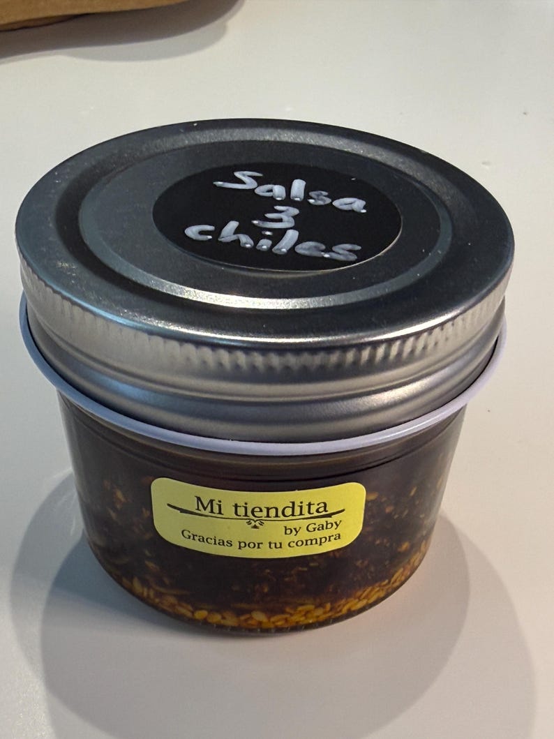 Salsa 3 Chiles | Mexican Three Chiles Oil - Homemade, 100% Natural ...