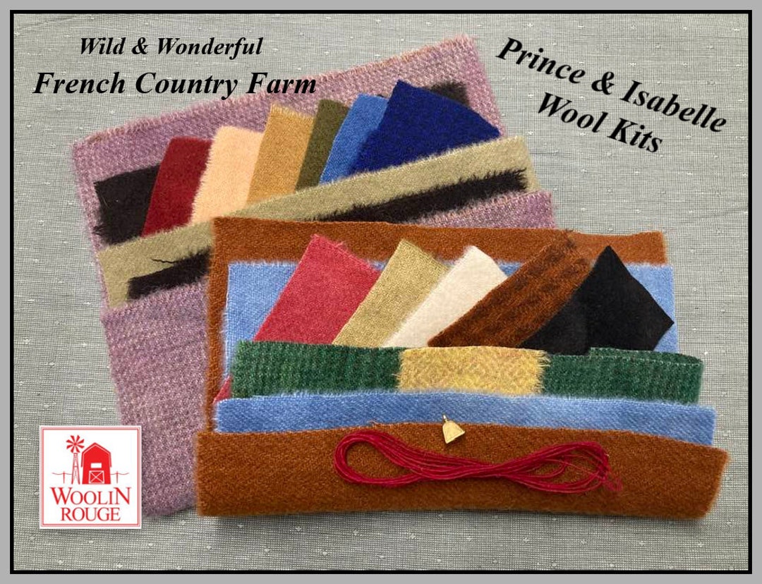 Prince & Isabelle Wool Applique Kits - French Country Farm SAL - Etsy