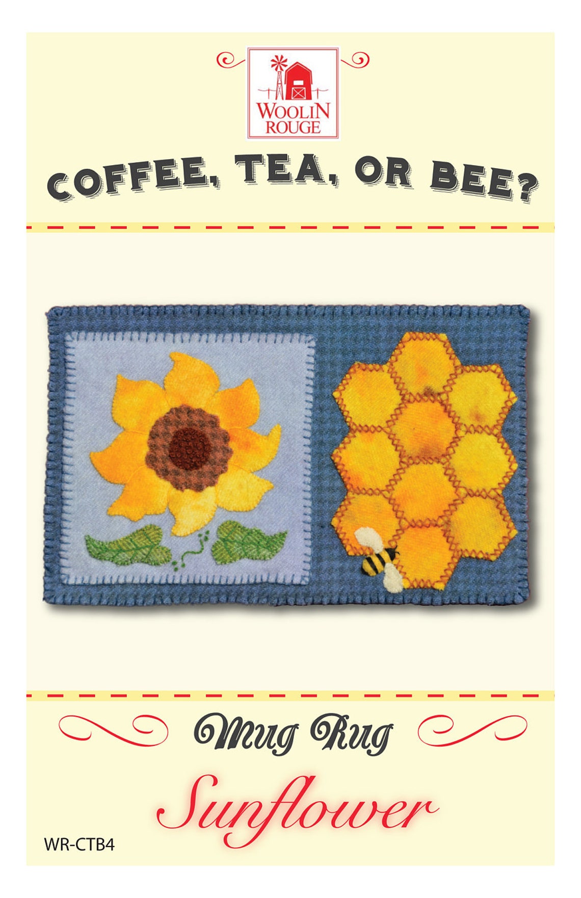 Sunflower Mug Rug Pattern - Etsy