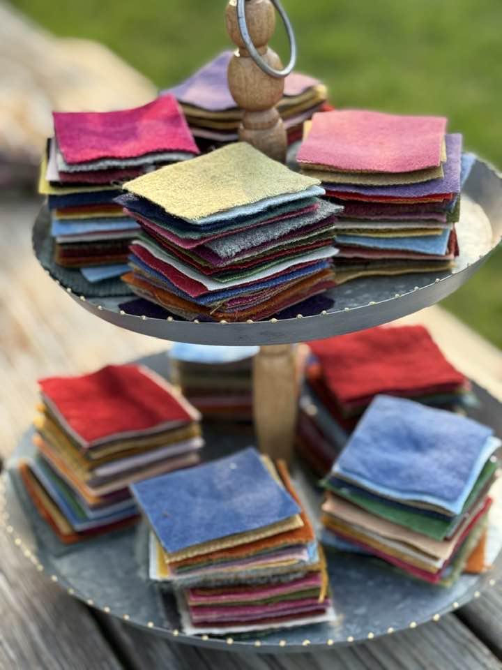 Hand-cut Pre‑felted Wool Squares (25‑piece Bundle) • Artisan Hand and ...