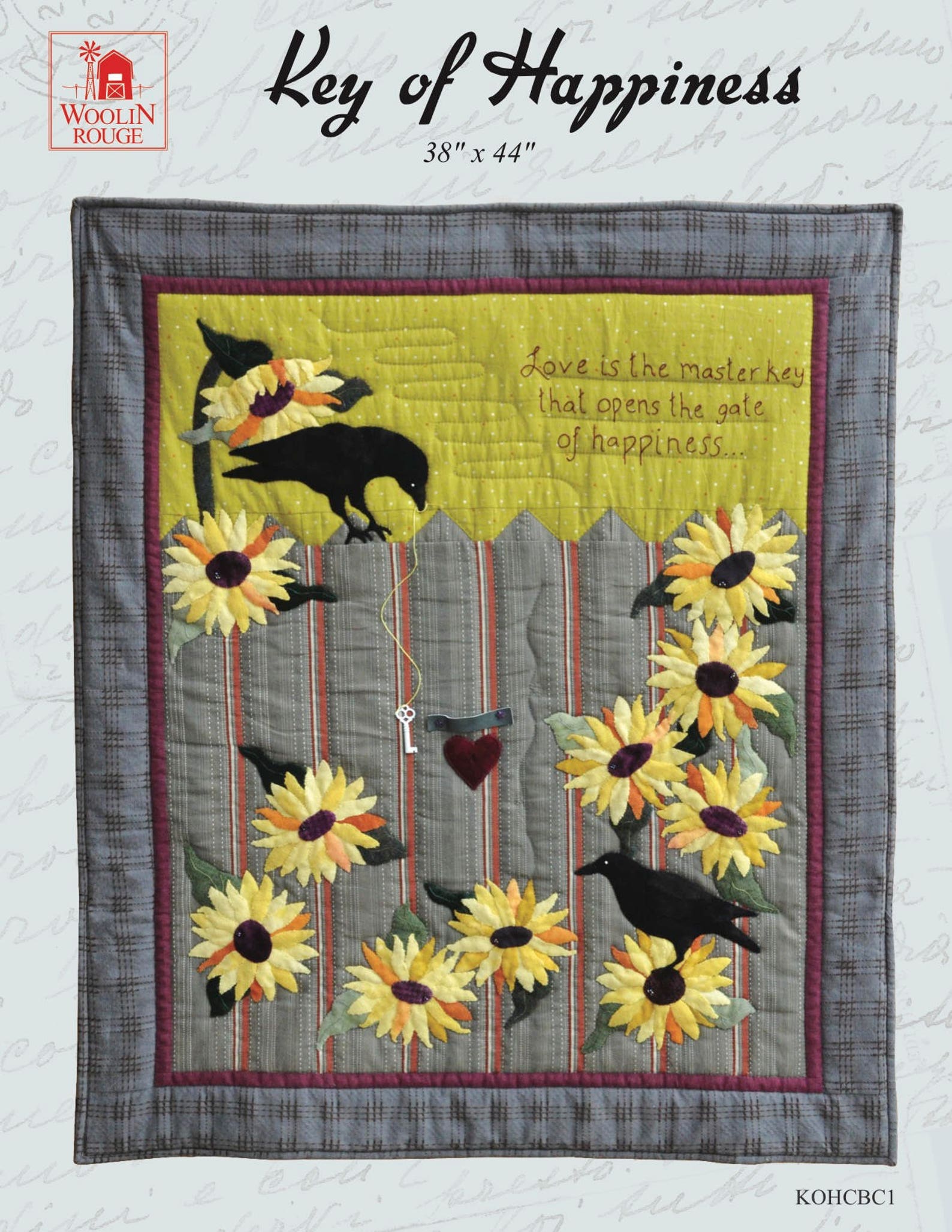 Wool Applique Pattern Crows Sunflowers - Etsy