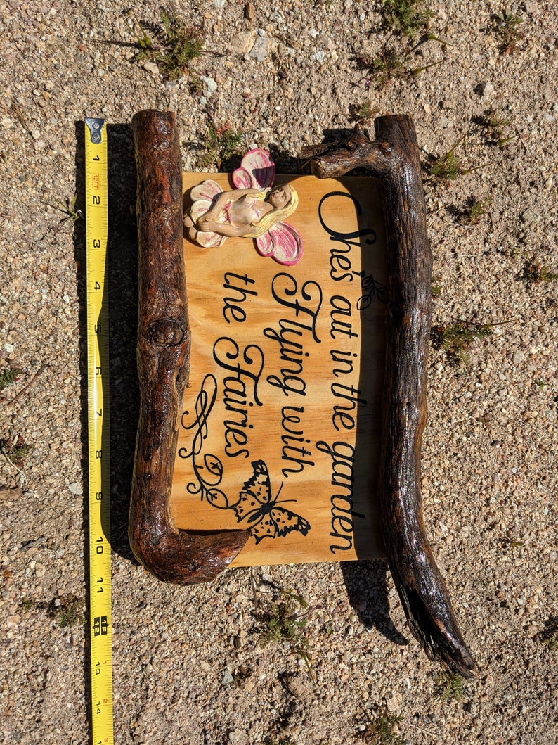 Outdoor Fairy Remembrance Sign Garden Sign for Lost Loved | Etsy