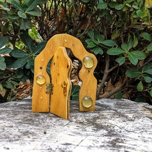 Starry Fairy Door That Opens and Closes, Outside Functional Fairy Door ...