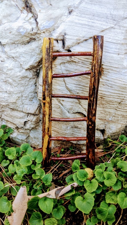 Natural Ladder for Fairy Gardens Handmade of Wood for Sprites - Etsy