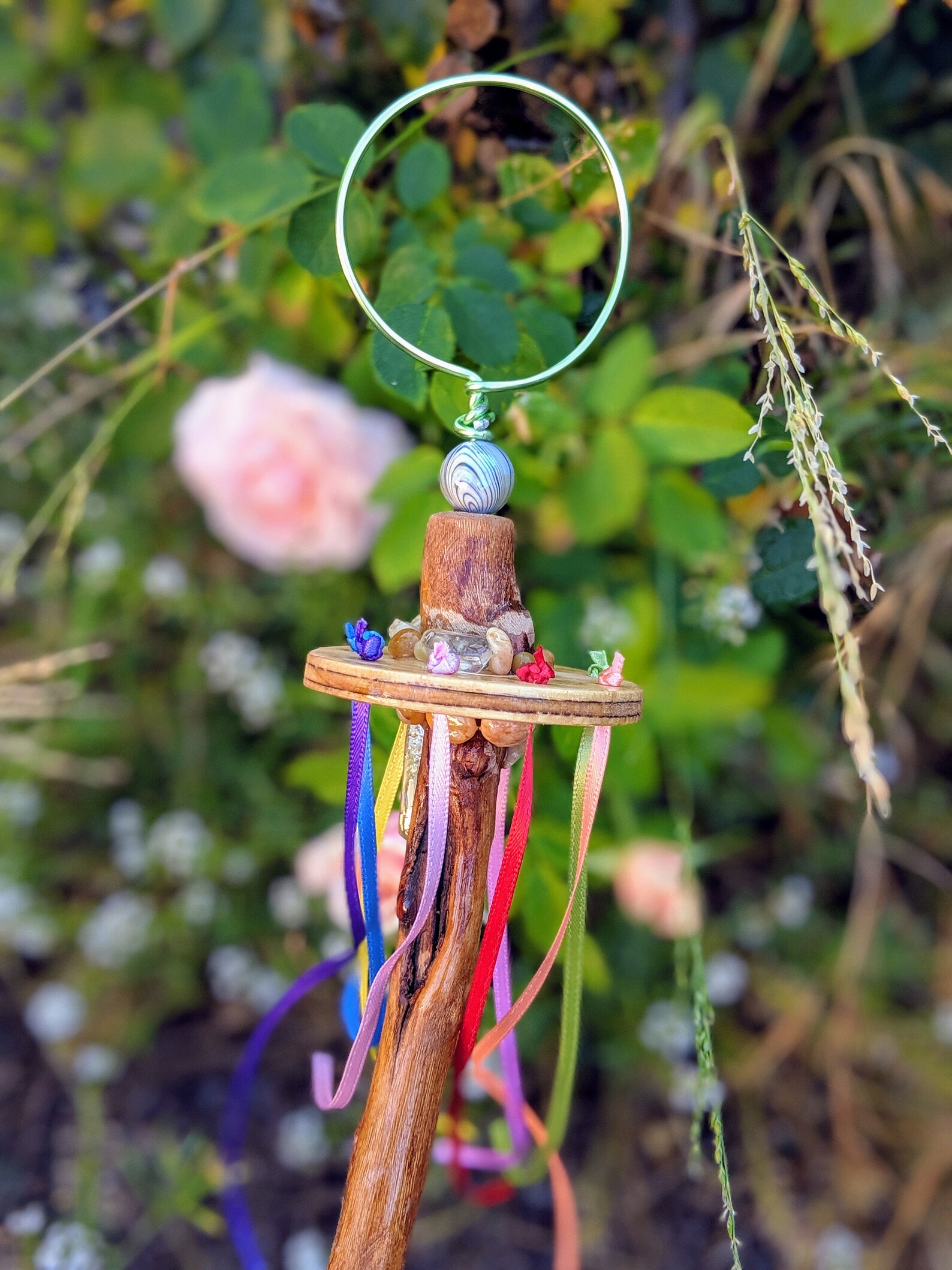 Maypole for Fairy Gardens Natural Wooden Bubble Wand - Etsy