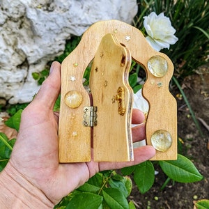 Starry Fairy Door That Opens and Closes, Outside Functional Fairy Door ...