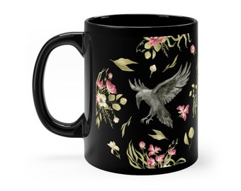 Raven Mug - Etsy