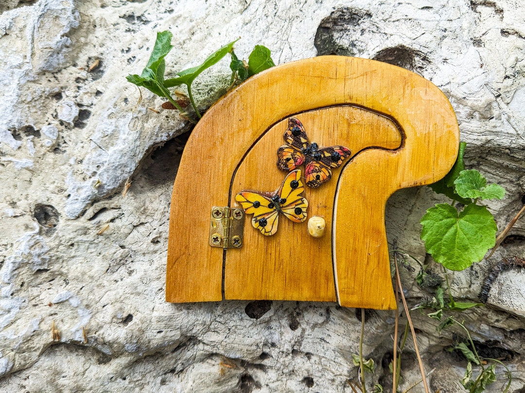 Butterfly Door That Opens and Closes Functional Miniature - Etsy