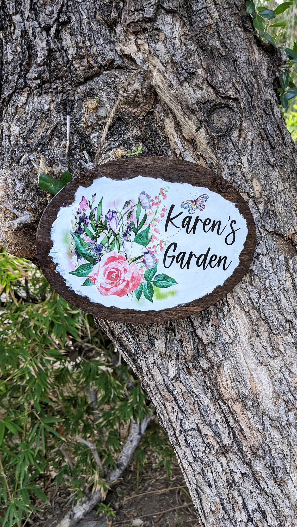 Personalized Garden Sign Outdoor Garden Sign - Etsy
