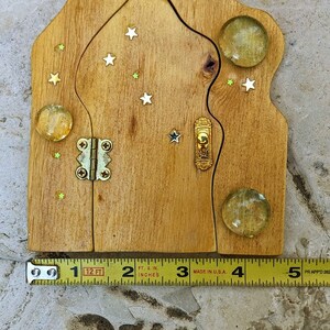 Starry Fairy Door That Opens and Closes, Outside Functional Fairy Door ...