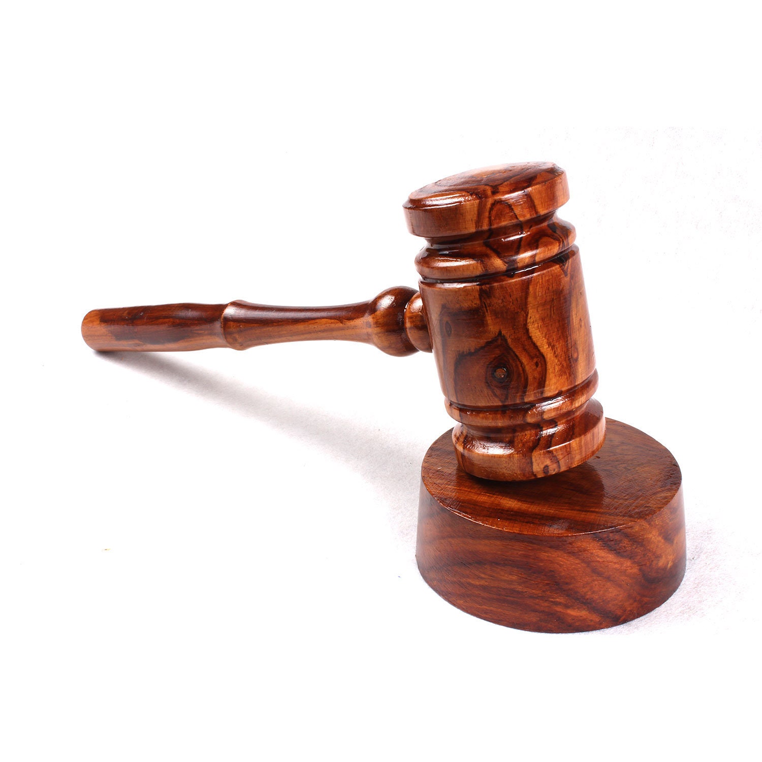 Handcrafted Walnut Wood Gavel and Sound Block Set - Etsy